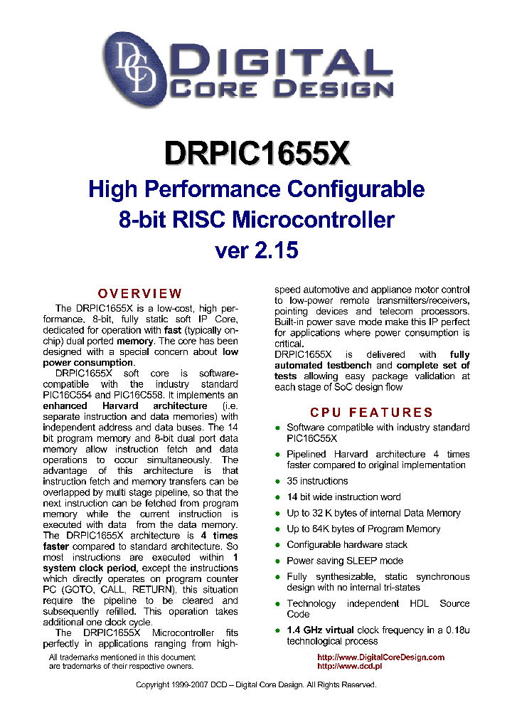 DRPIC1655X_4126604.PDF Datasheet Download --- IC-ON-LINE