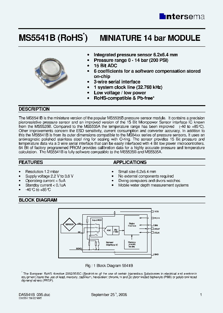 MS5541-BM_4144410.PDF Datasheet Download --- IC-ON-LINE