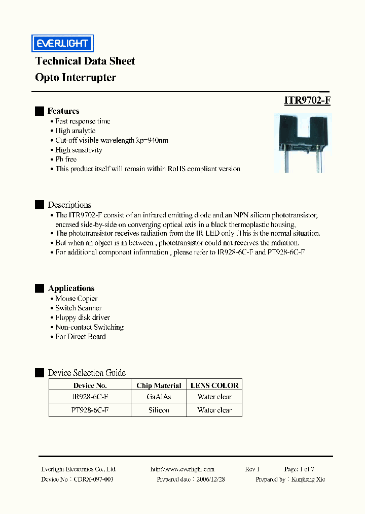PT928-6C-F_4149132.PDF Datasheet Download --- IC-ON-LINE