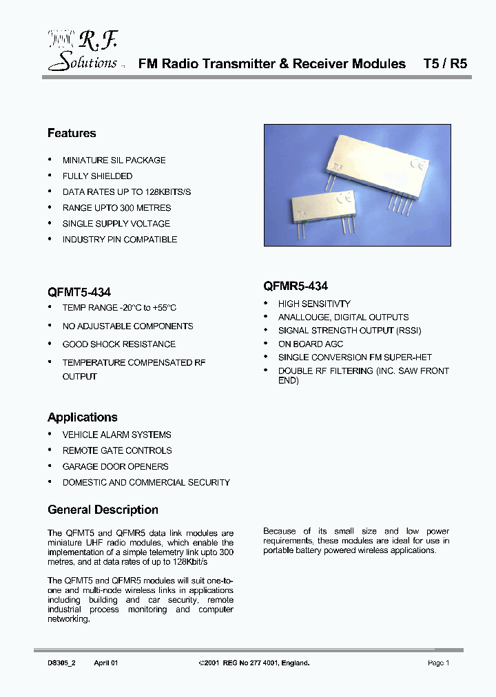 QFMR5-434_4151256.PDF Datasheet Download --- IC-ON-LINE