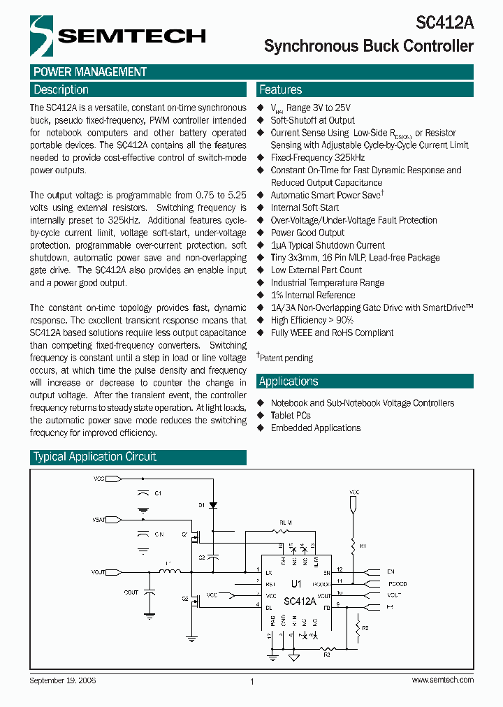 SC412AMLTRT_4123355.PDF Datasheet Download --- IC-ON-LINE