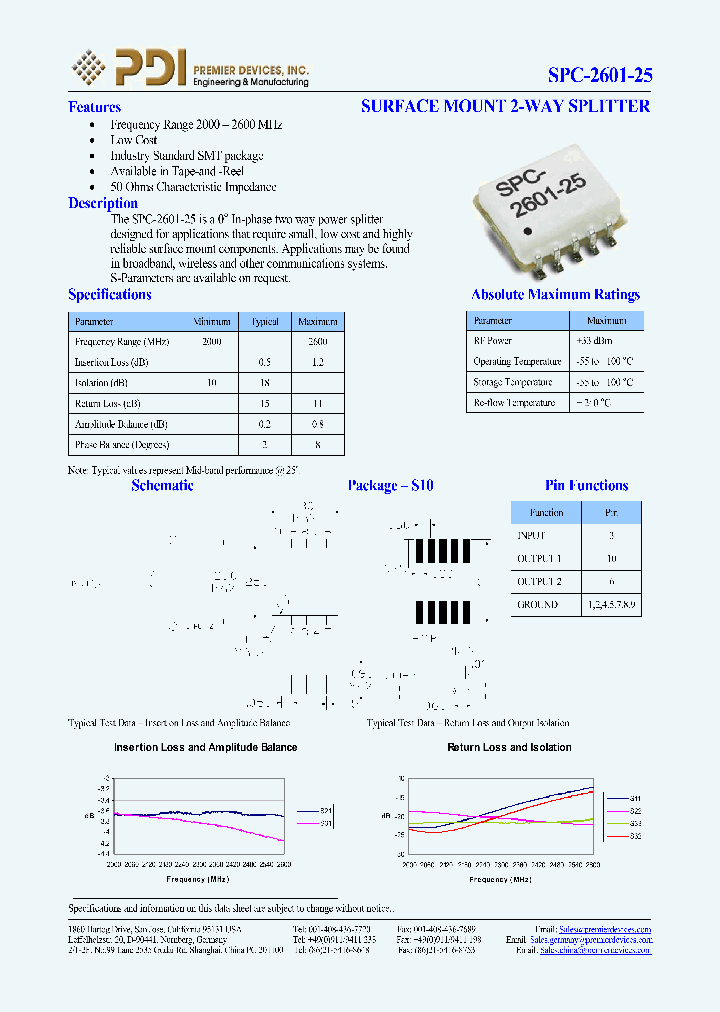 SPC-2601-25_4141081.PDF Datasheet Download --- IC-ON-LINE