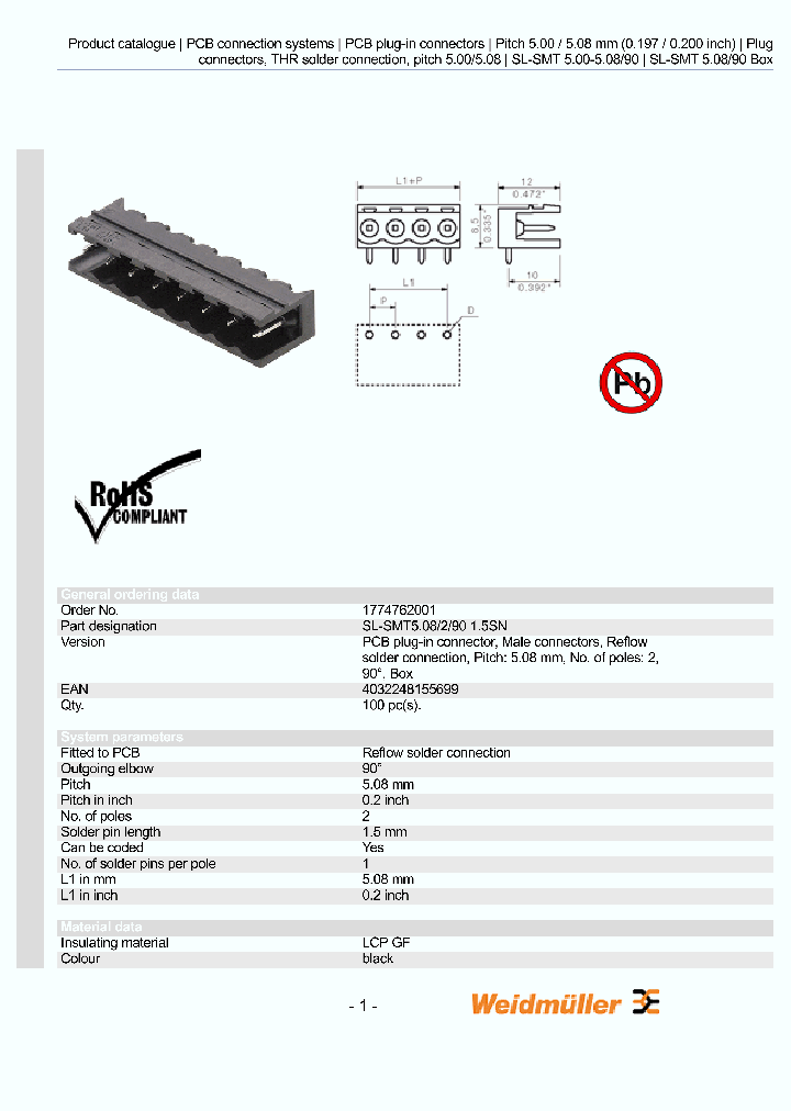 1774762001_4868165.PDF Datasheet Download --- IC-ON-LINE