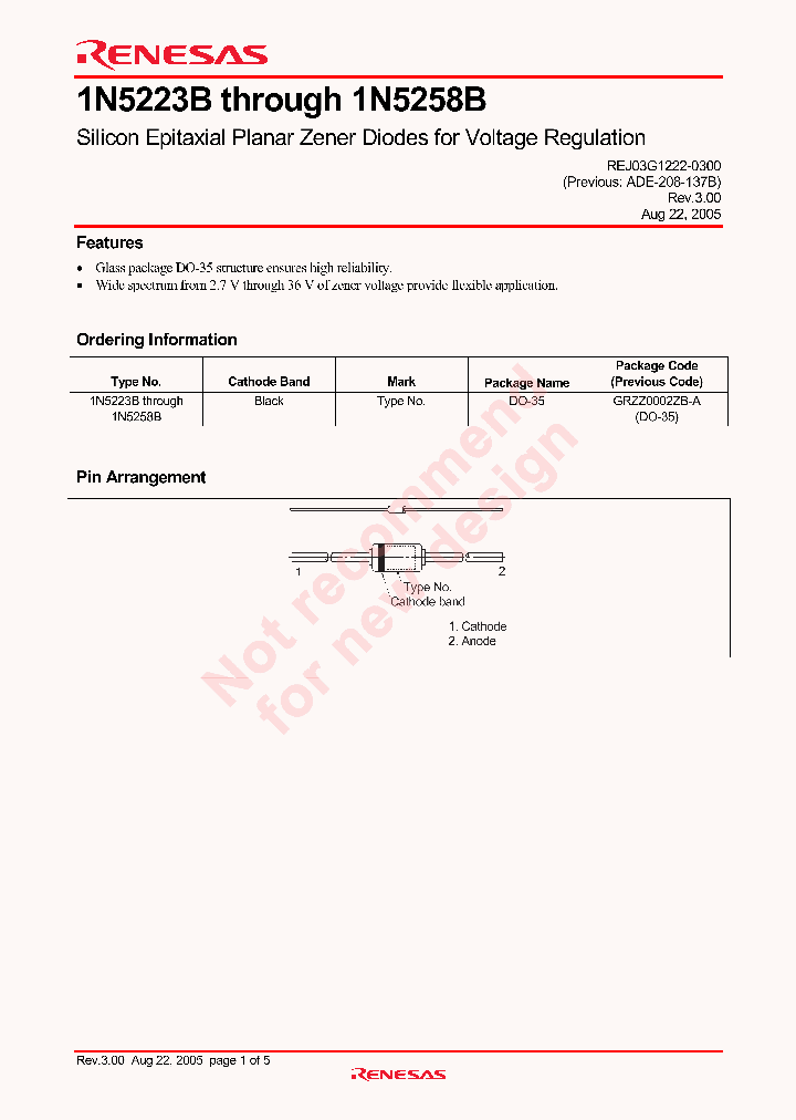 1N5231B_4237951.PDF Datasheet Download --- IC-ON-LINE
