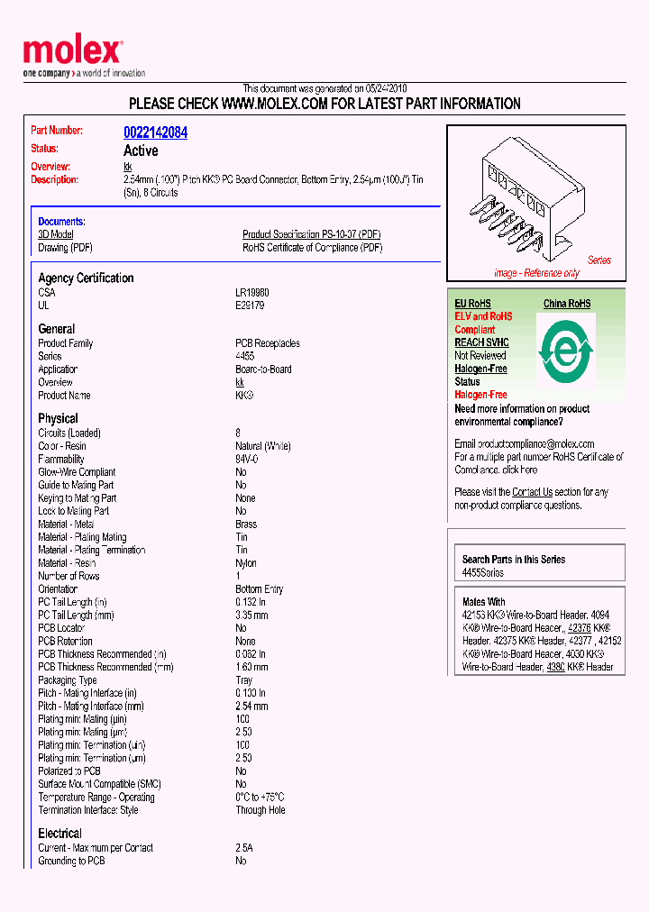 22-14-2084_4874969.PDF Datasheet Download --- IC-ON-LINE