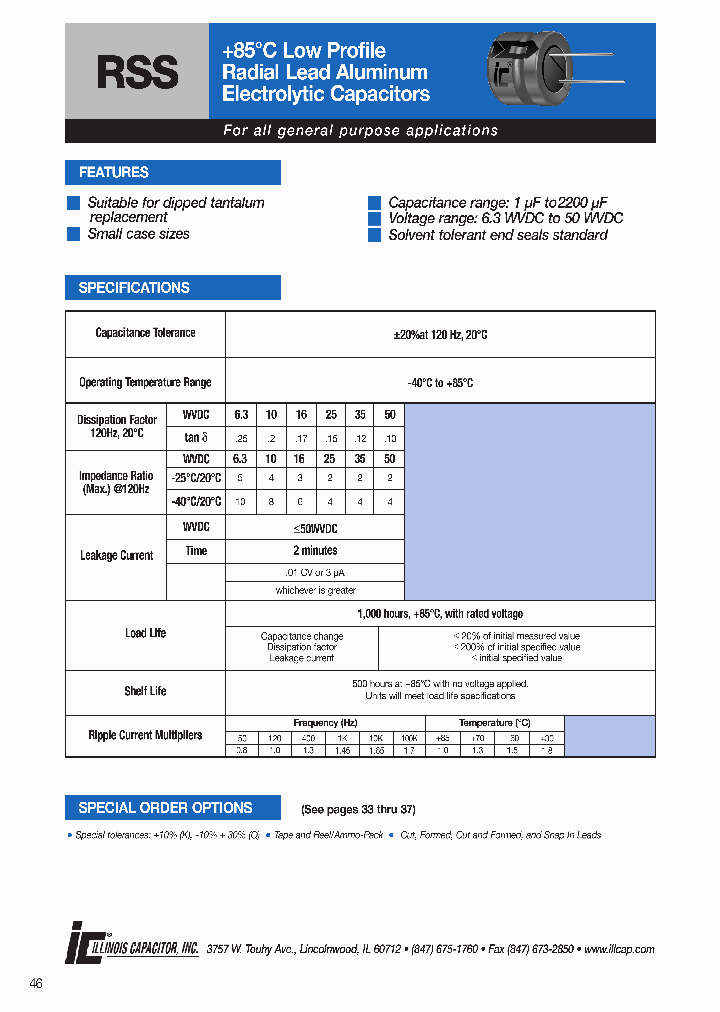 225RSS050M_4427514.PDF Datasheet Download --- IC-ON-LINE