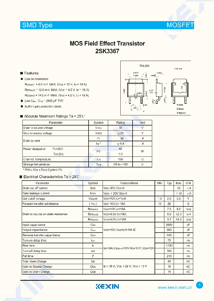 2SK3367_4447368.PDF Datasheet Download --- IC-ON-LINE