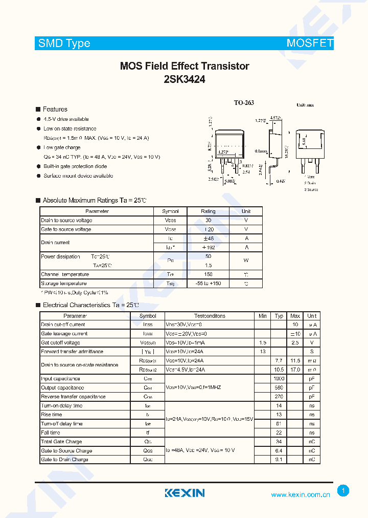 2SK3424_4386294.PDF Datasheet Download --- IC-ON-LINE