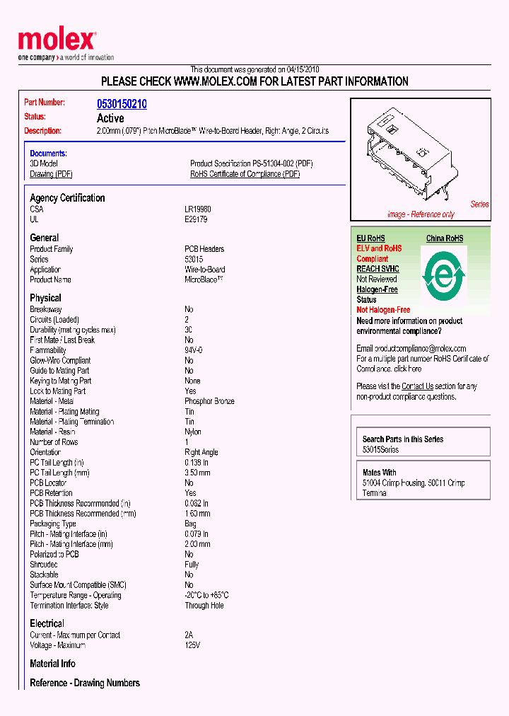 53015-0210_4882021.PDF Datasheet Download --- IC-ON-LINE
