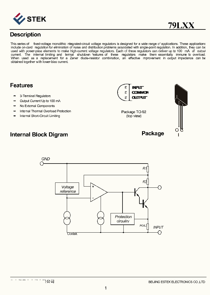 79L05A_4268814.PDF Datasheet Download --- IC-ON-LINE