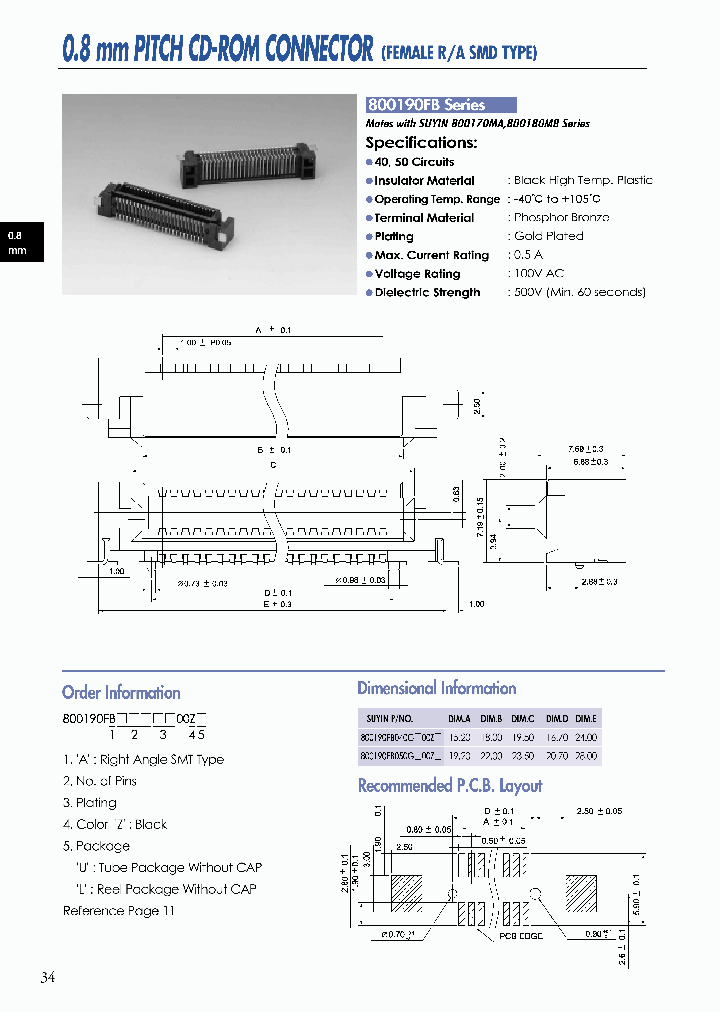 800190FB_4784574.PDF Datasheet Download --- IC-ON-LINE