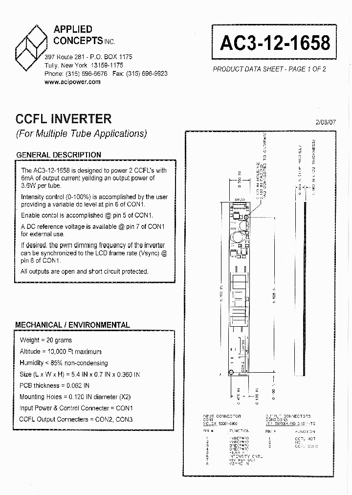 AC3-12-1658_4736850.PDF Datasheet Download --- IC-ON-LINE