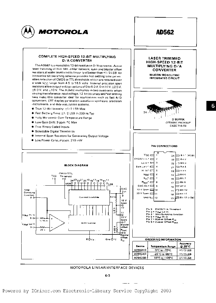 AD562SD_4312269.PDF Datasheet Download --- IC-ON-LINE