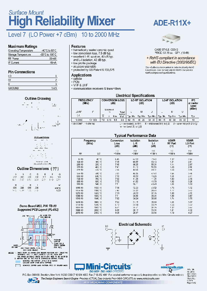 ADE-R11X_4777314.PDF Datasheet Download --- IC-ON-LINE