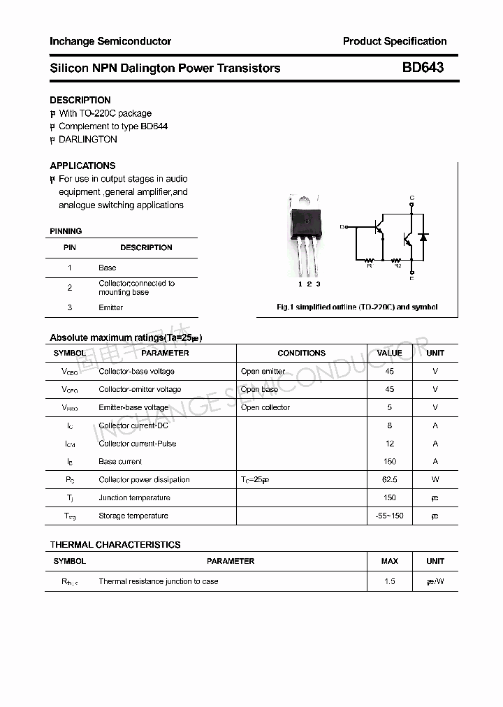 BD643_4428583.PDF Datasheet Download --- IC-ON-LINE