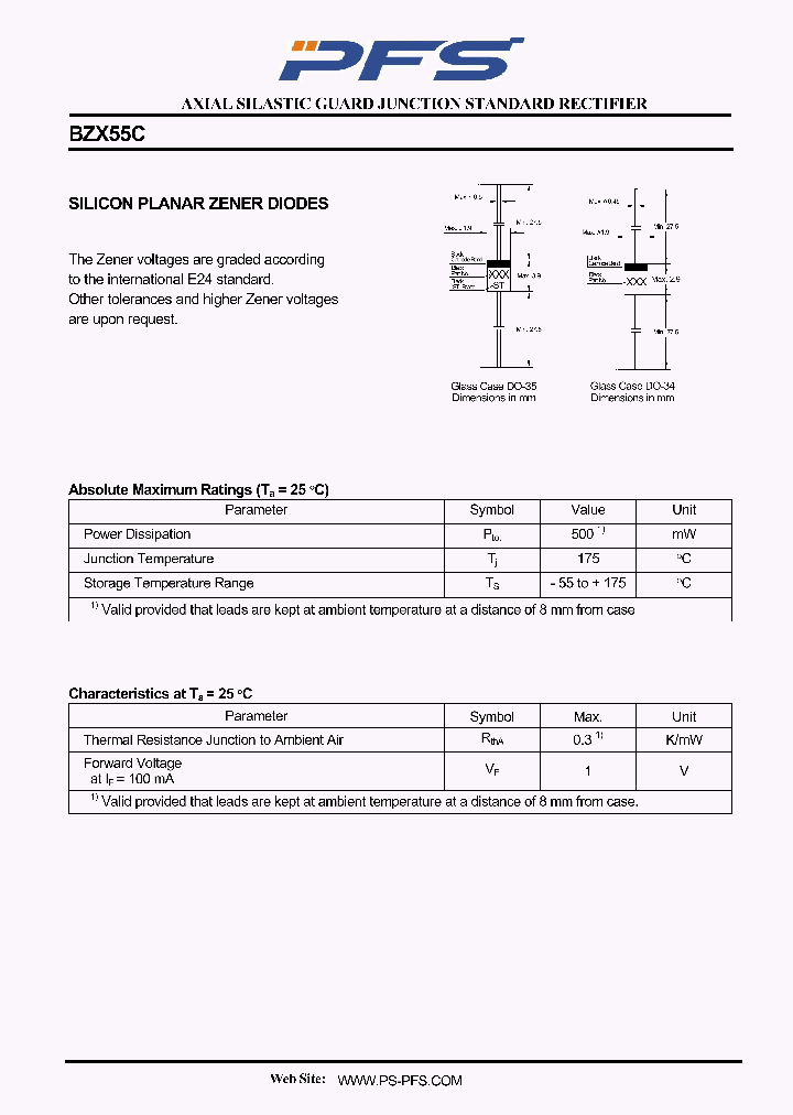 BZX55C_4851258.PDF Datasheet Download --- IC-ON-LINE