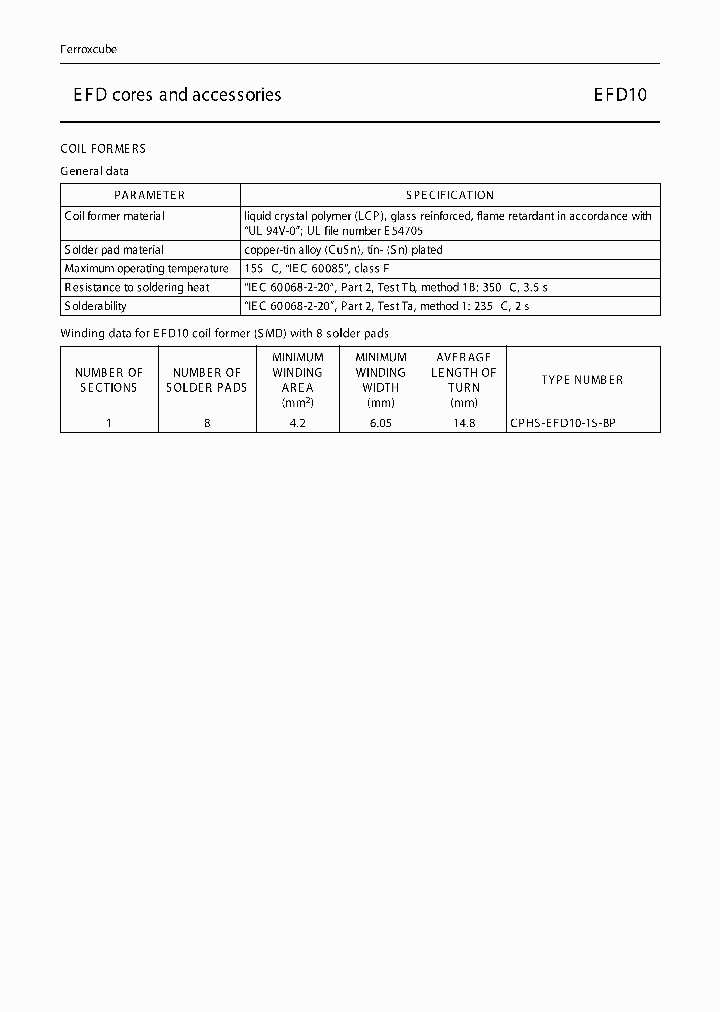 CPHS-EFD10-1S-8P_4595724.PDF Datasheet Download --- IC-ON-LINE