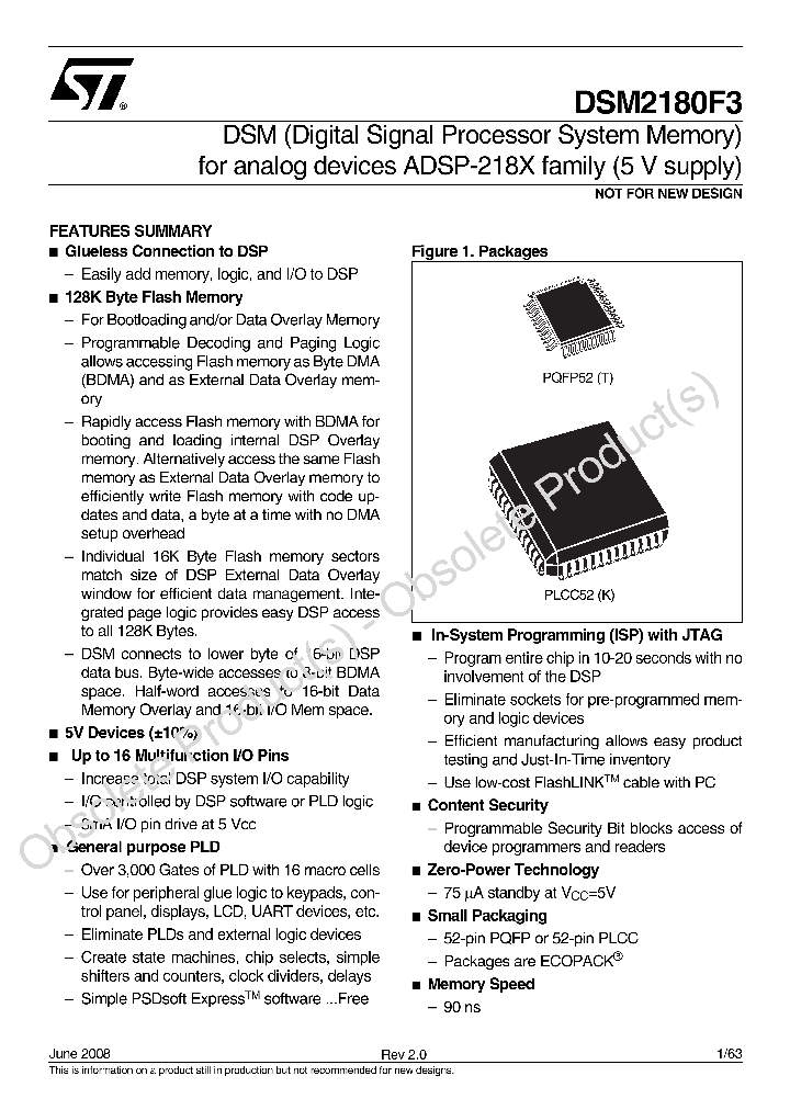 DSM2180F3_4681115.PDF Datasheet Download --- IC-ON-LINE