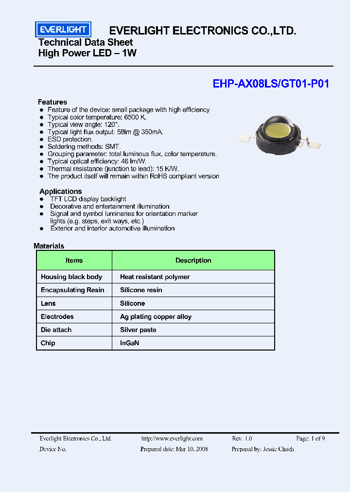 EHP-AX08LS-GT01-P01_4187616.PDF Datasheet Download --- IC-ON-LINE