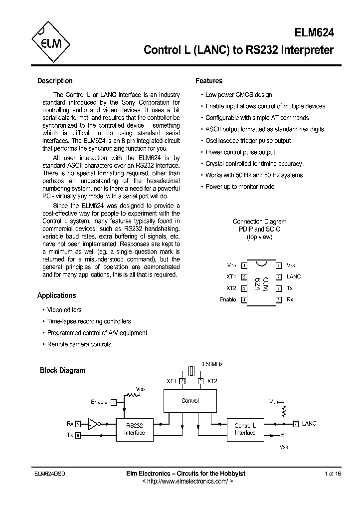 ELM6241_4173308.PDF Datasheet Download --- IC-ON-LINE