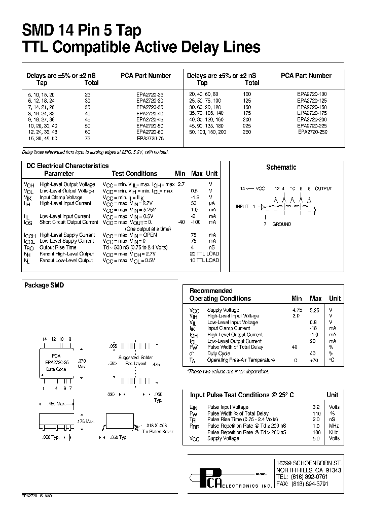 EPA2720-100_4559853.PDF Datasheet Download --- IC-ON-LINE