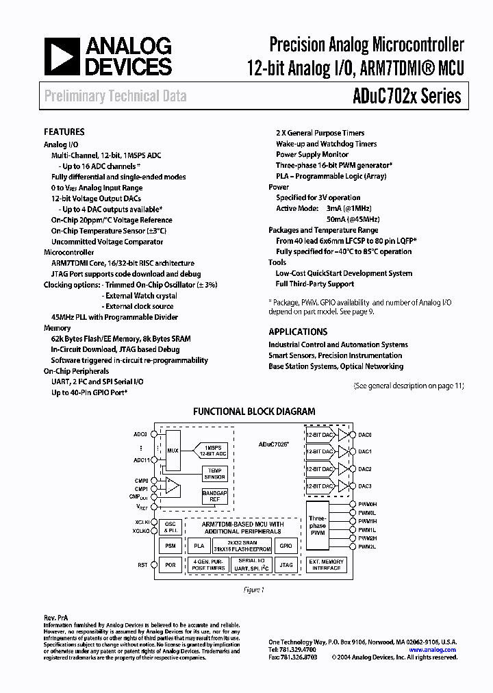 EVAL-ADUC7020QS_4207435.PDF Datasheet Download --- IC-ON-LINE