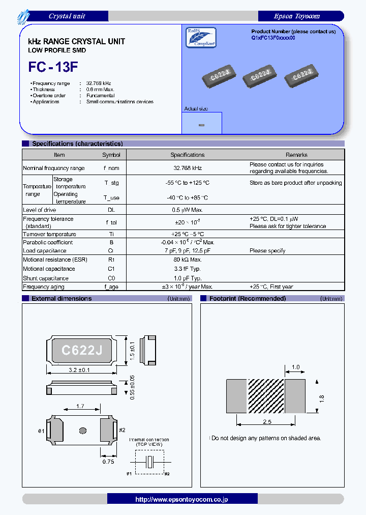 FC-13F_4469696.PDF Datasheet Download --- IC-ON-LINE