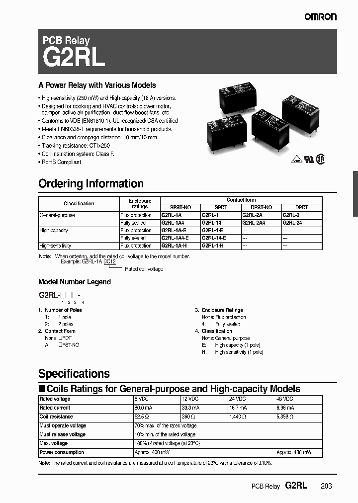 G2RL-1_4567312.PDF Datasheet Download --- IC-ON-LINE