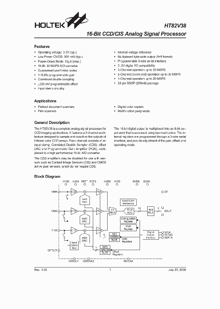 HT82V38_4597647.PDF Datasheet Download --- IC-ON-LINE