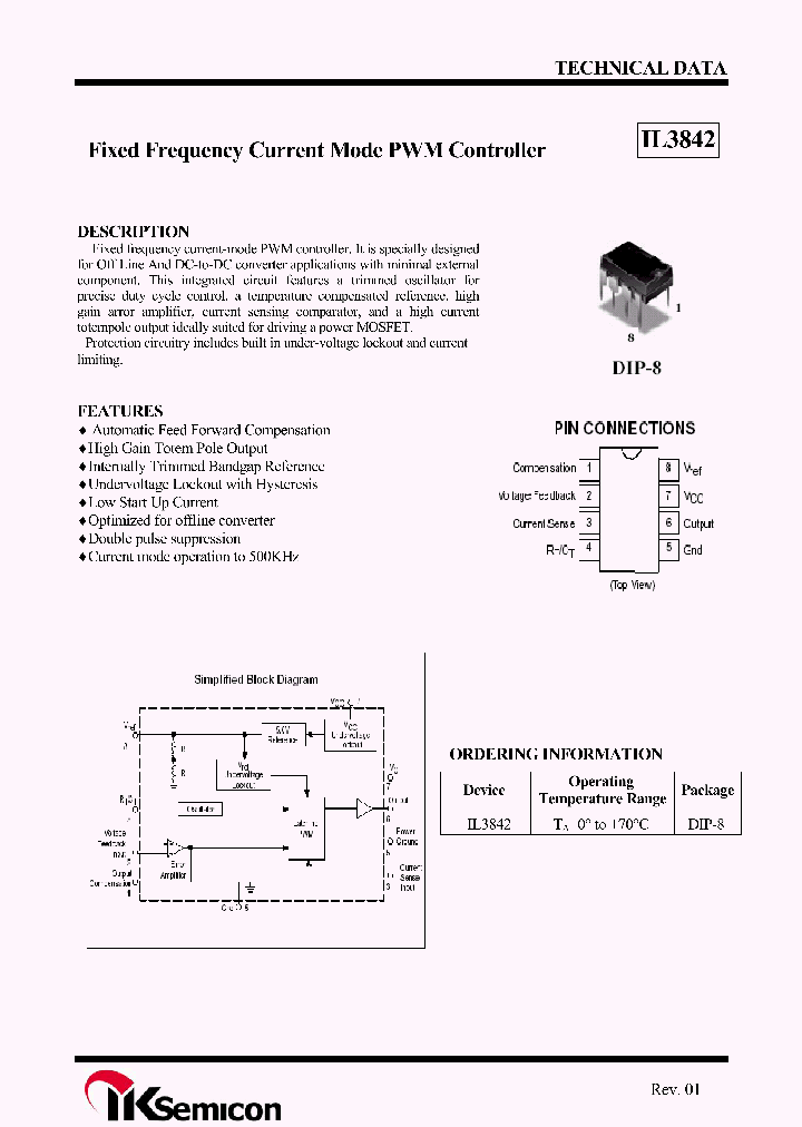 IL3842_4784949.PDF Datasheet Download --- IC-ON-LINE