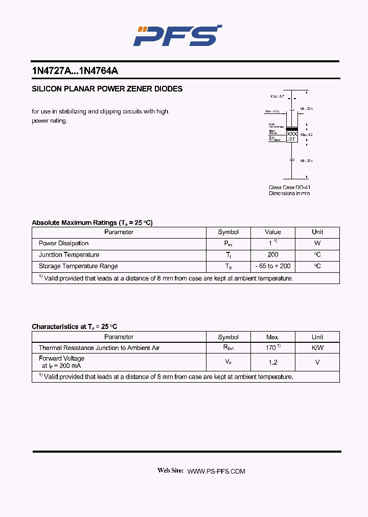 IN4727A_4851218.PDF Datasheet Download --- IC-ON-LINE