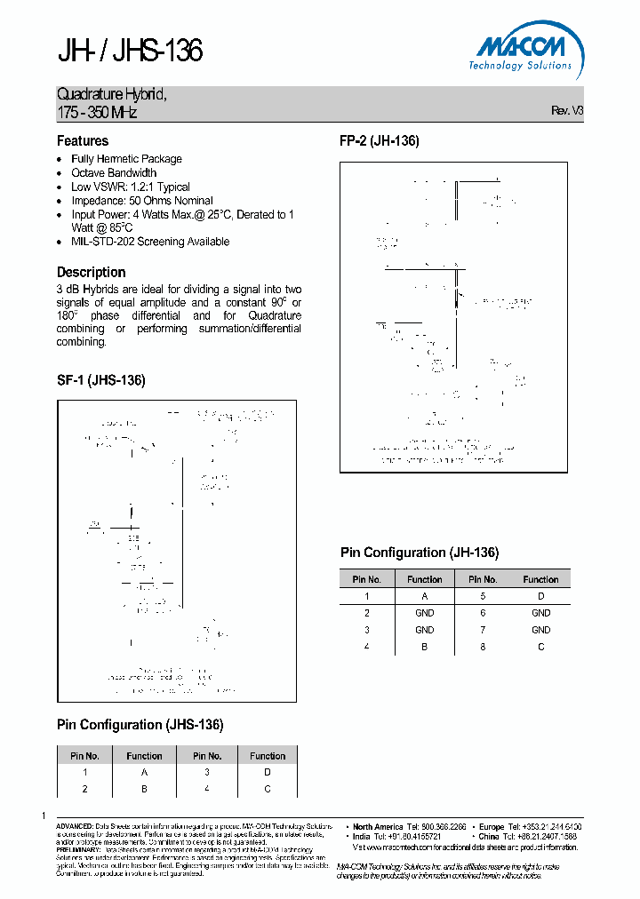 JH-136PIN_4560667.PDF Datasheet Download --- IC-ON-LINE
