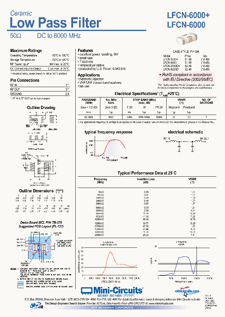 LFCN-6000_4849585.PDF Datasheet Download --- IC-ON-LINE