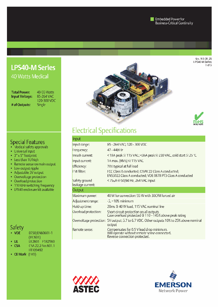 LPS40-M09_4856617.PDF Datasheet Download --- IC-ON-LINE