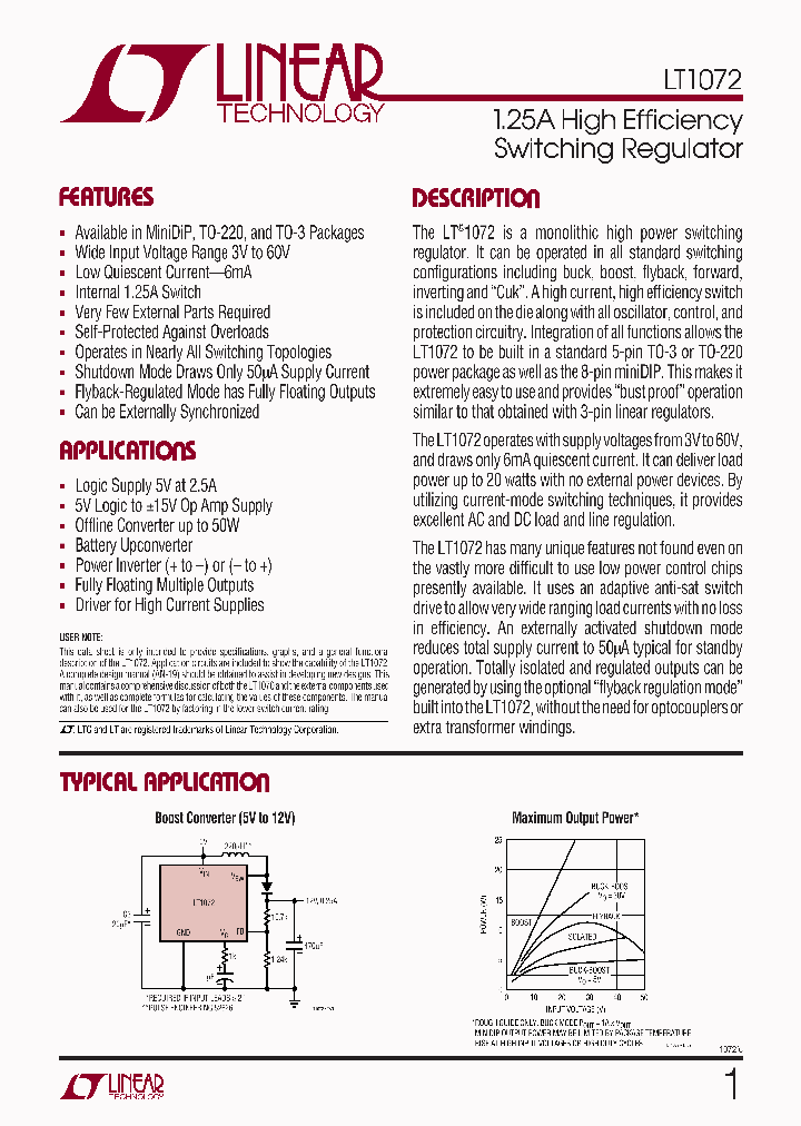 LT10721_4659329.PDF Datasheet Download --- IC-ON-LINE