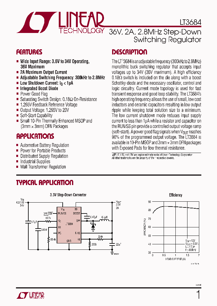 LT3684_4291300.PDF Datasheet Download --- IC-ON-LINE