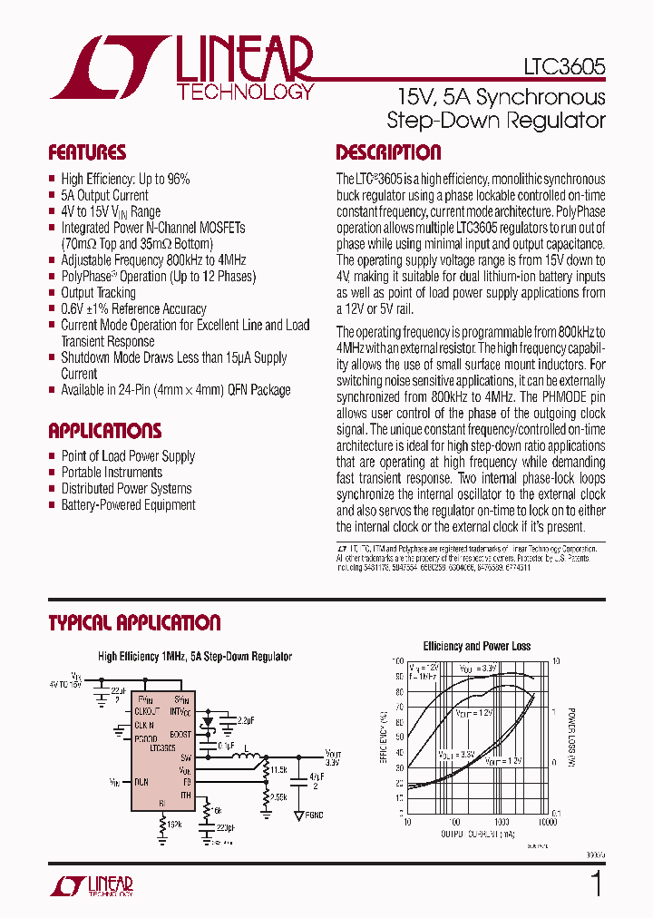 LTC3605_4412037.PDF Datasheet Download --- IC-ON-LINE