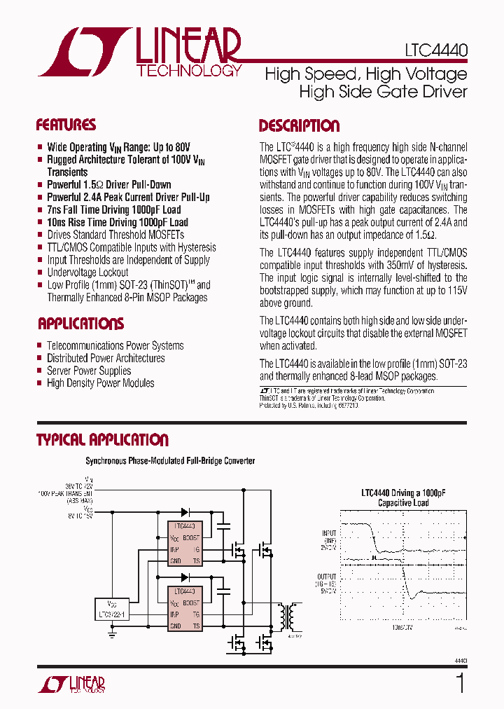 LTC4440ES6_4342084.PDF Datasheet Download --- IC-ON-LINE