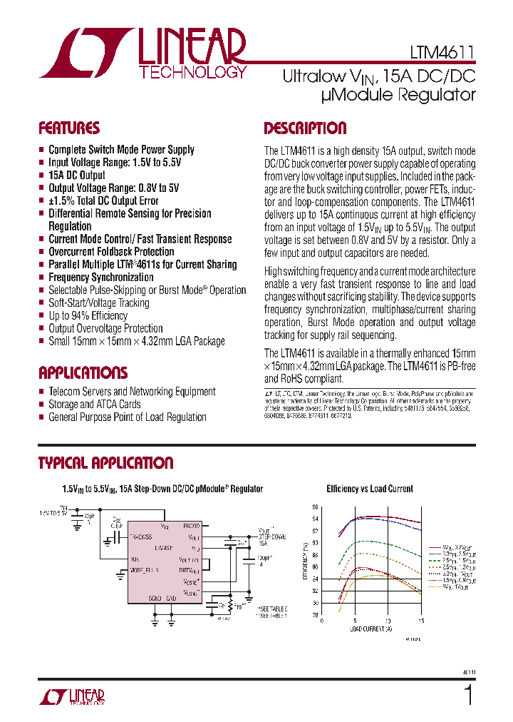 LTM4611_4668055.PDF Datasheet Download --- IC-ON-LINE