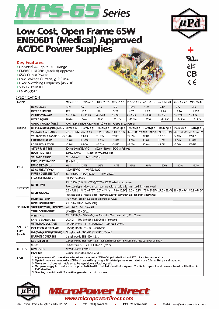 MPS-65-12_4440312.PDF Datasheet Download --- IC-ON-LINE