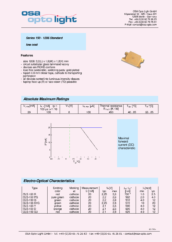 OLS-150R-CD-TD_4664635.PDF Datasheet Download --- IC-ON-LINE