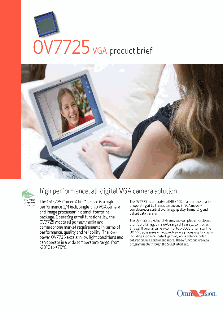 OV7725_4560104.PDF Datasheet Download --- IC-ON-LINE