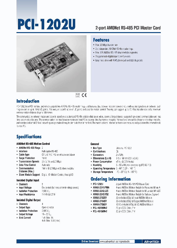 PCI-1202U_4717387.PDF Datasheet Download --- IC-ON-LINE