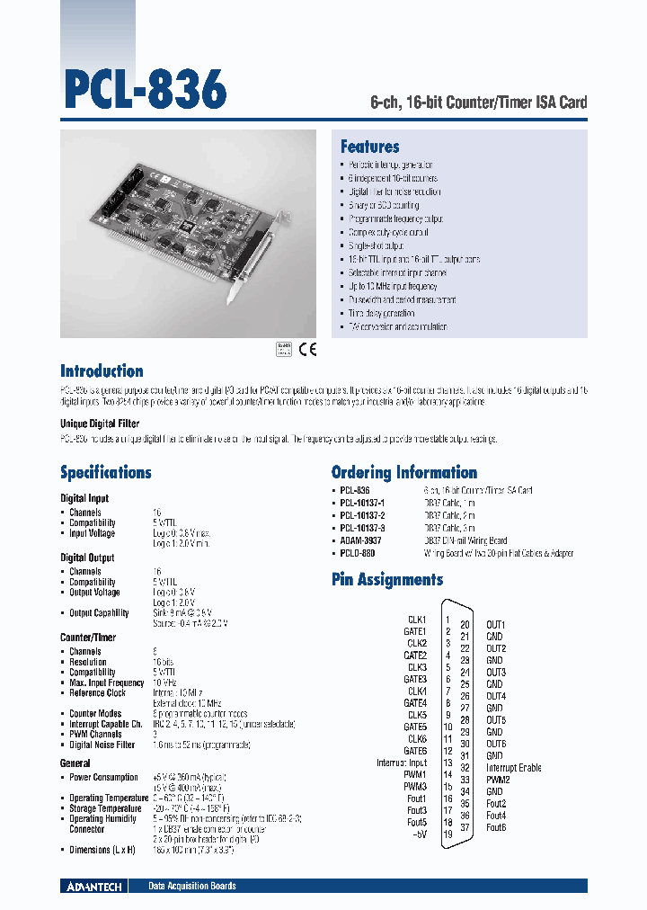 PCL-836_4783047.PDF Datasheet Download --- IC-ON-LINE