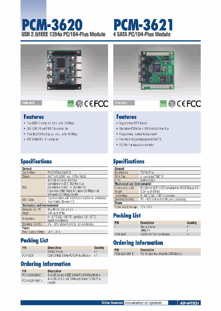 PCM-3620-00A1E_4595172.PDF Datasheet Download --- IC-ON-LINE