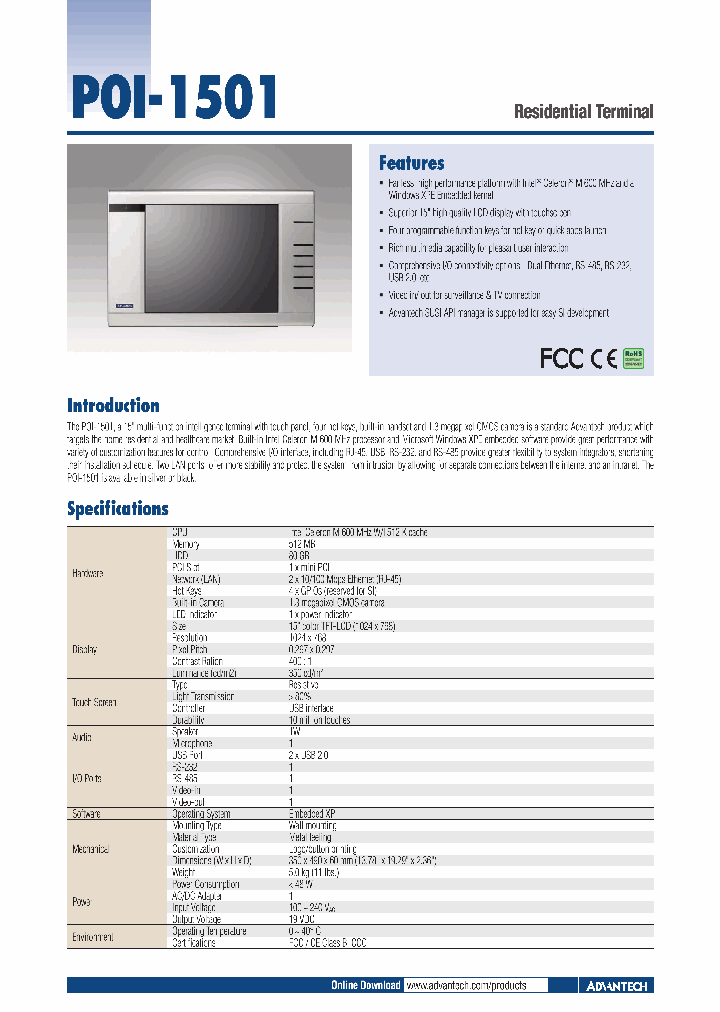 POI-1501-GPC1E_4589579.PDF Datasheet Download --- IC-ON-LINE
