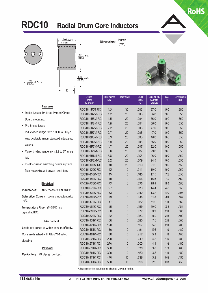 RDC10-470K-RC_4466966.PDF Datasheet Download --- IC-ON-LINE