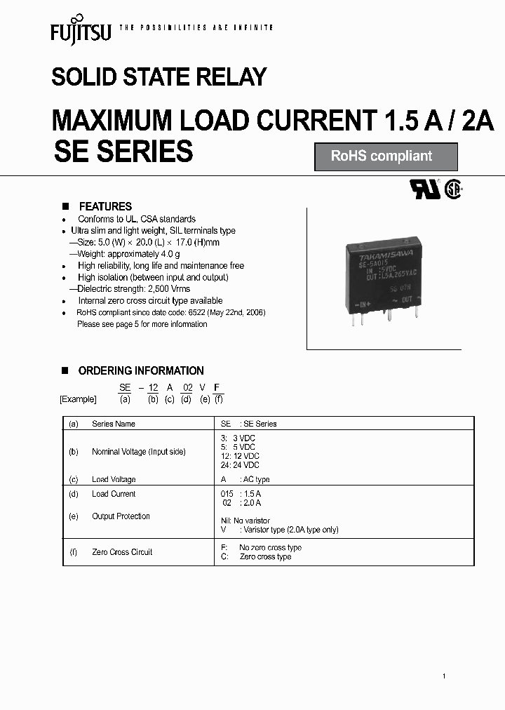 SE-5A02VC_4807337.PDF Datasheet Download --- IC-ON-LINE