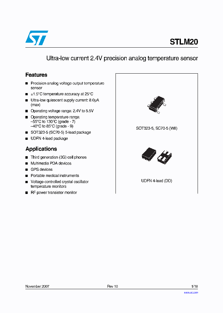 STLM20_4250790.PDF Datasheet Download --- IC-ON-LINE