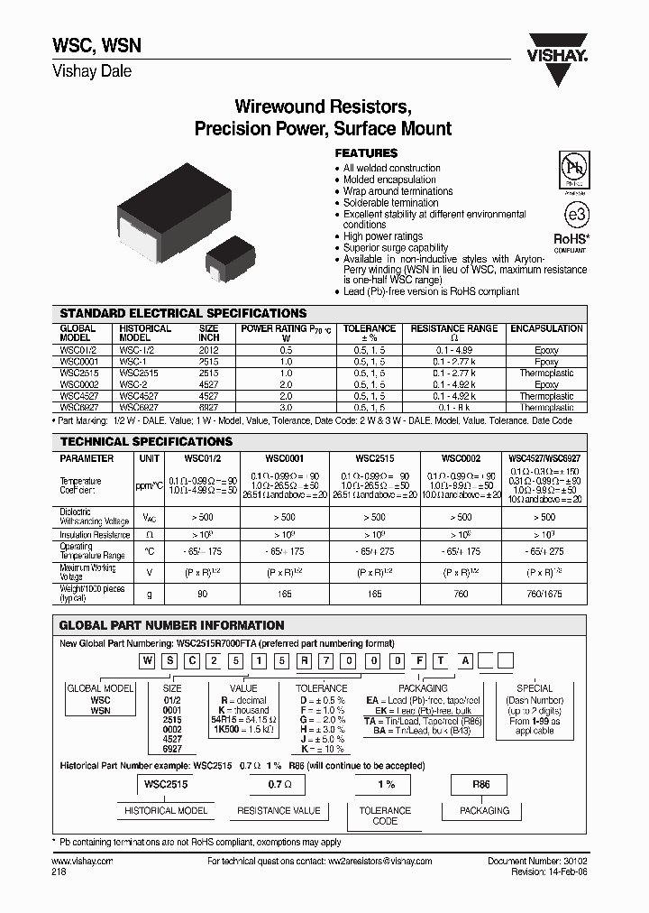 WSC6927_4530372.PDF Datasheet Download --- IC-ON-LINE